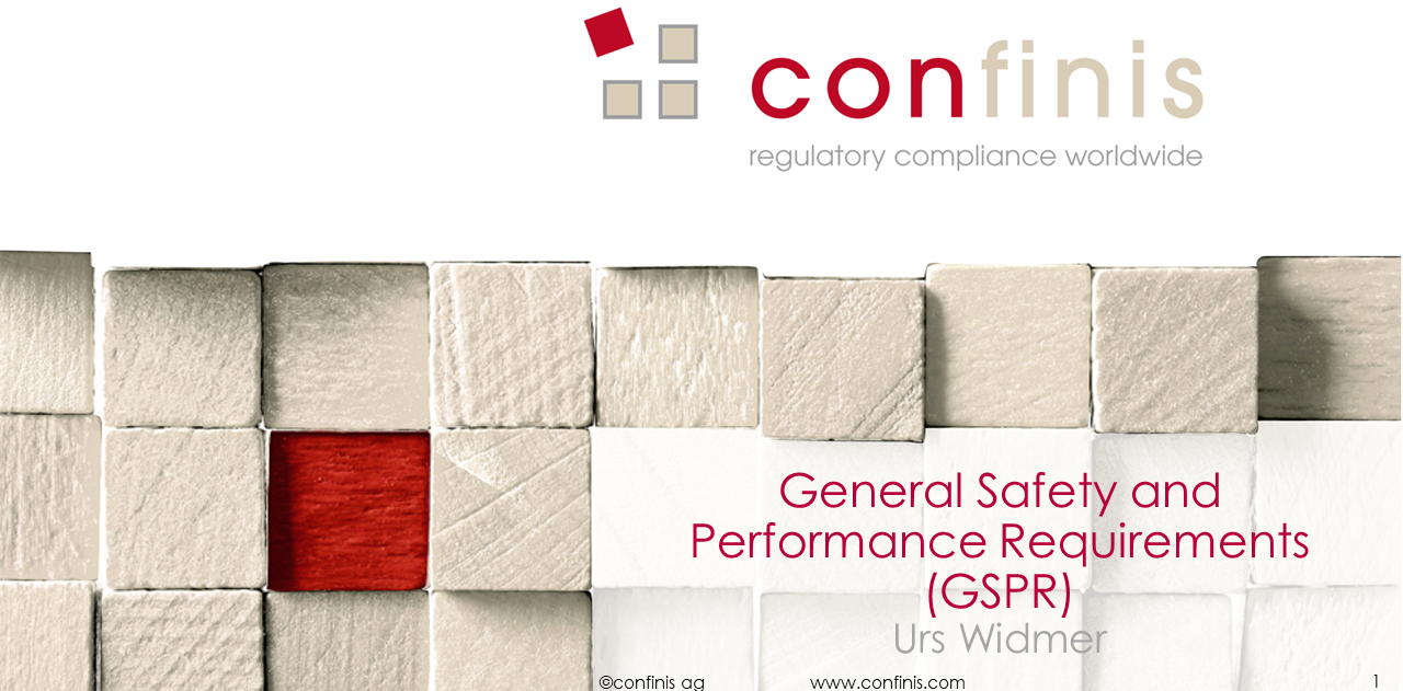 GSPRs - from "Essential Requirements" to "General Safety and Performance Requirements"